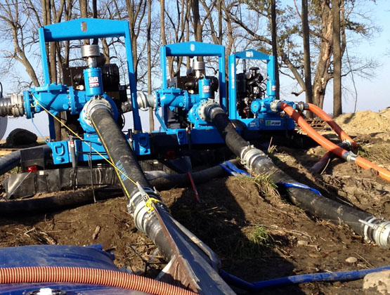 Stream Bypass Pump and Hose Rental | E-Tank