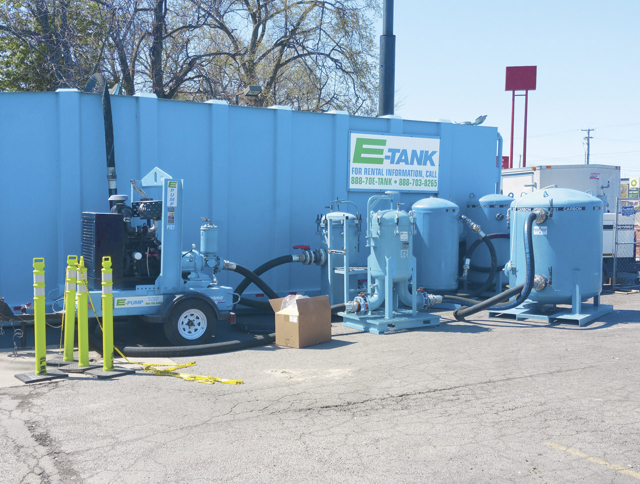 Gas Station Replaces Underground Storage Tanks | E-Tank