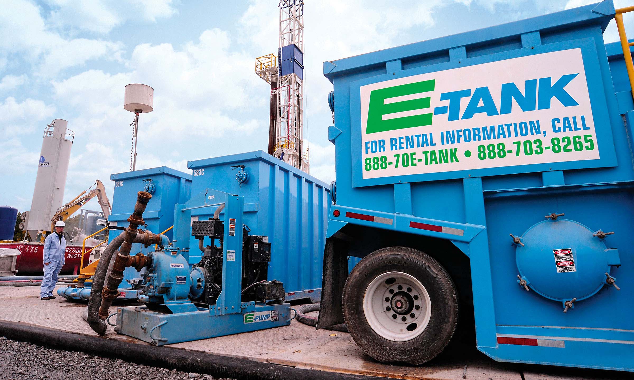 On-Site Fluid System Support | E-Tank